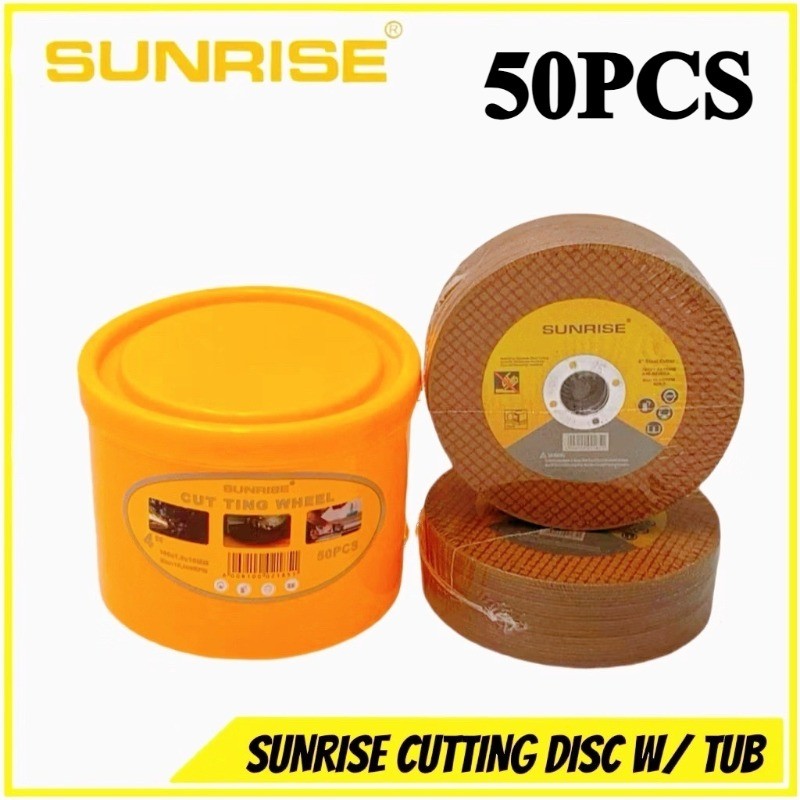 50PCS SUNRISE Cutting Disc 4 Inch Tub for Metal Stainless Steel Diamond ...