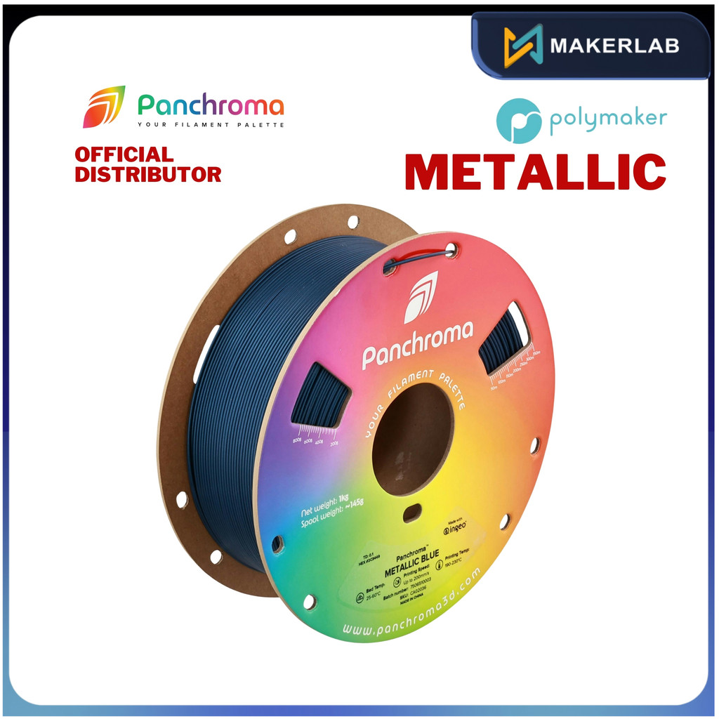 Polymaker Panchroma Metallic 3D Printer Filament 1.75mm 1KG | Shopee ...