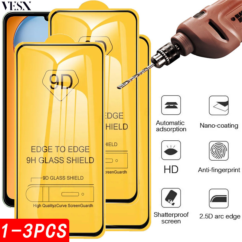 9D Full Cover HD Tempered Glass Screen Protector For Redmi 13C 12 12C 11A 10 10C 10A 9 9T 9A 9C ...