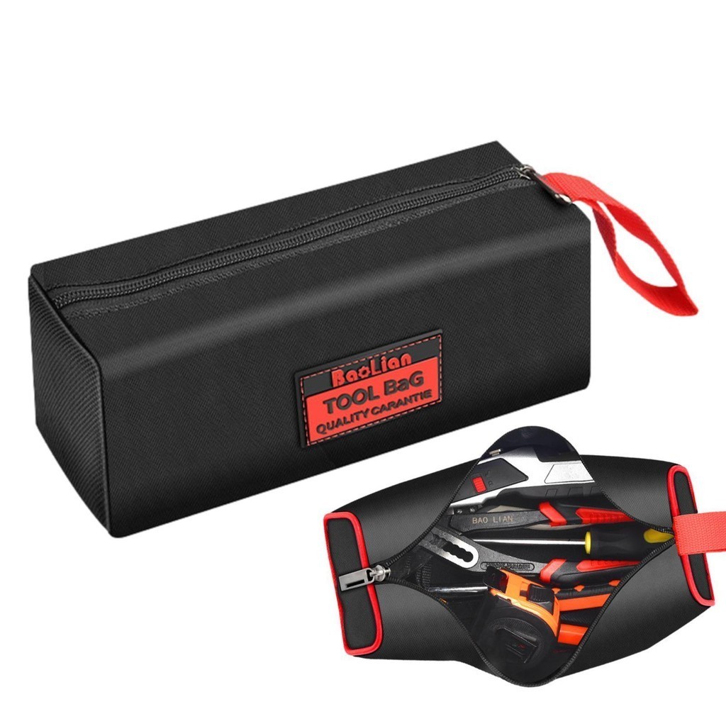 Mechanic Tool Bag Canvas Heavy Duty High Capacity Handbag Small Tool ...