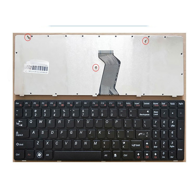 Lenovo G580 Z580 Z580A G585 Z585 BLACK FRAME Laptop Keyboard | Shopee ...