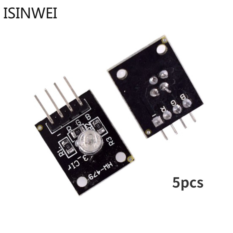 5pcs 4pin RGB Module KY-016 Three Colors 3 Color RGB LED Sensor Module ...