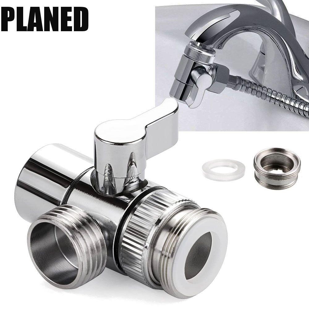 PLANED Faucet Adapter Home Improvement 3 Way Tee Sink Splitter Diverter ...