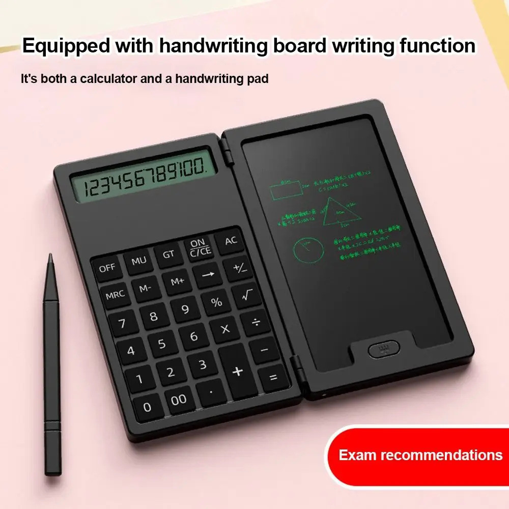 Mini Foldable 12-Digit Scientific Calculators with 5Inch LCD Notepad ...