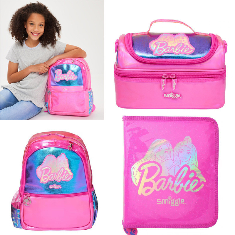 Australia smiggle Schoolbag Children Pink Princess Bag Large Capacity ...