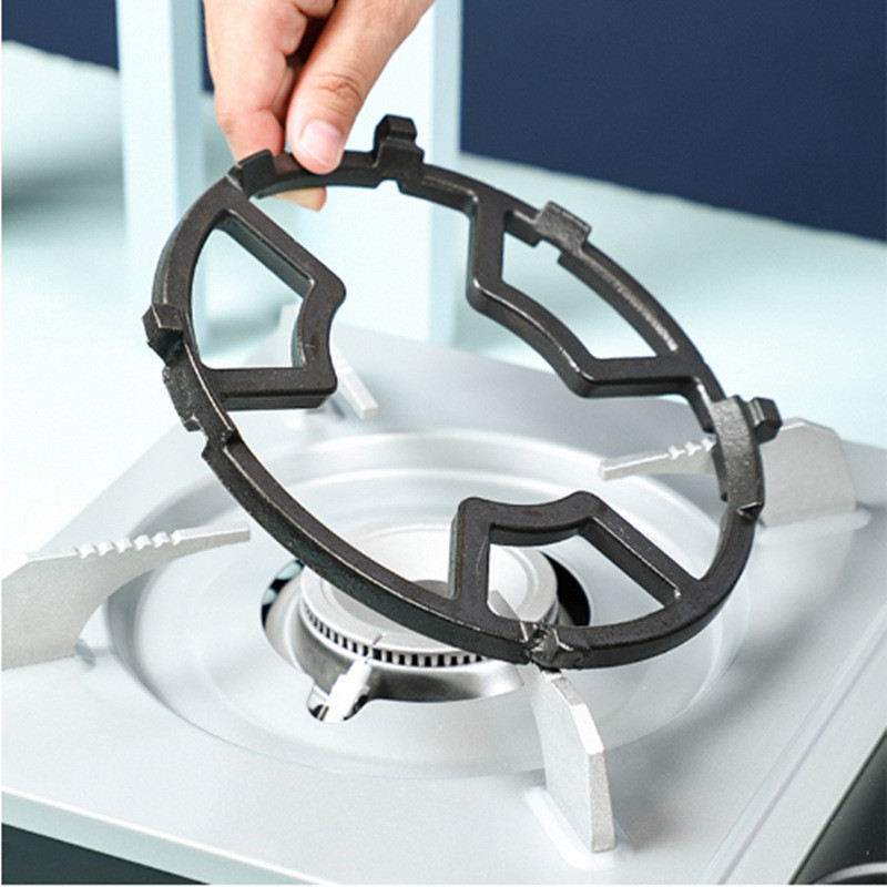 Wok Pan Stand Supports Rack Cast Iron Burners Stove Cookware Ring Gas ...