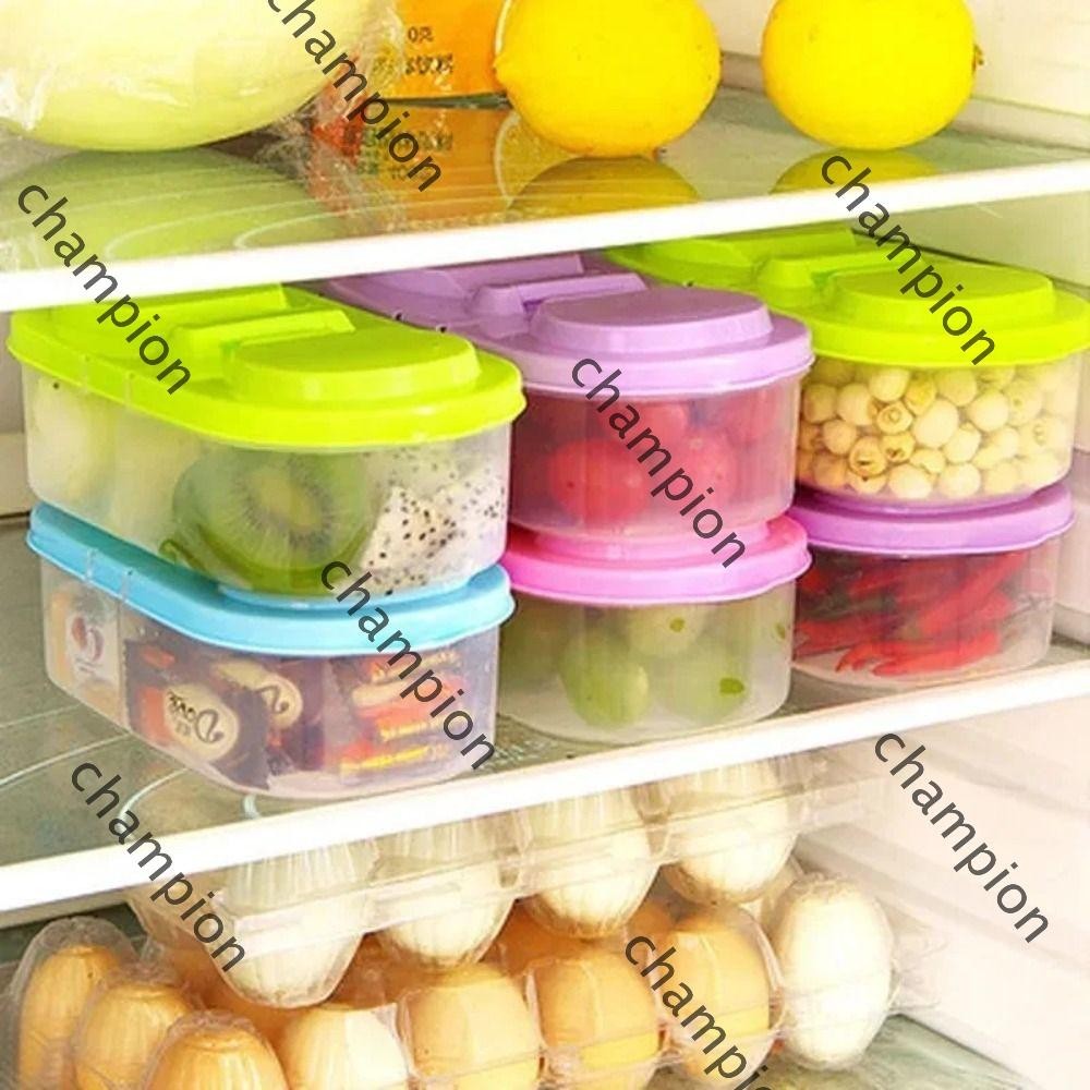 CHAMPIONO Food Container, Portable Camping Picnic Food Lunch Box, Snack ...