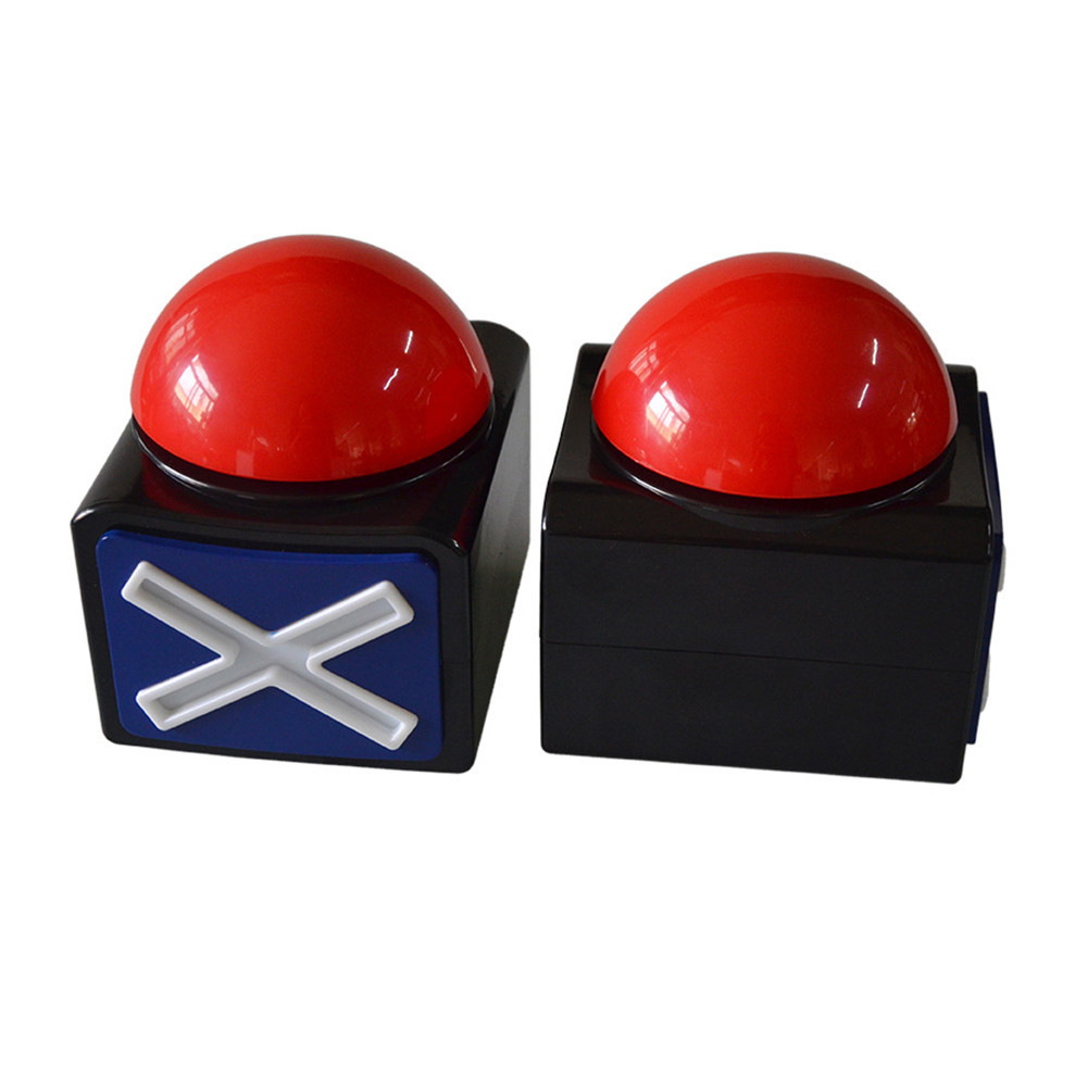 Red Quiz Buzzer with Sound and Light Game Play Botton for Contest ...
