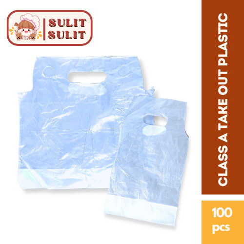 Plastic Take Out Plastic 1 Cup /2 Cup (100pcs/Bundle) take out bag ...