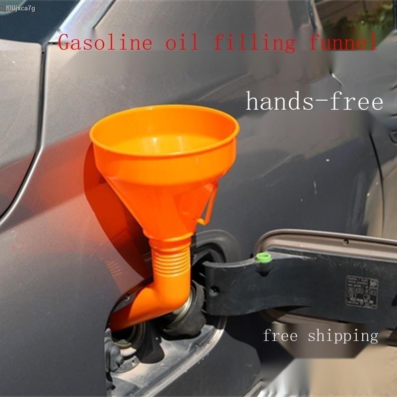 Car portable car fuel tank forklift large plastic refueling funnel ...