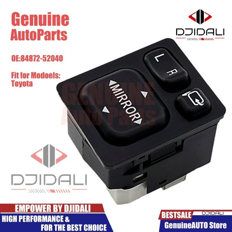 Electric Rear View Folding Mirror Control Switch for Toyota 84872-52040 ...
