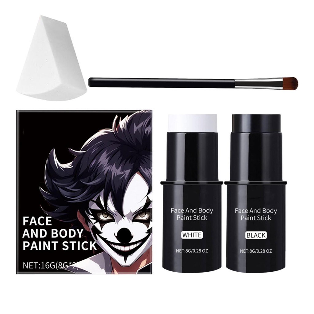 Face Paint Stick Set Halloween Colors Stick Set Painted Foundation ...