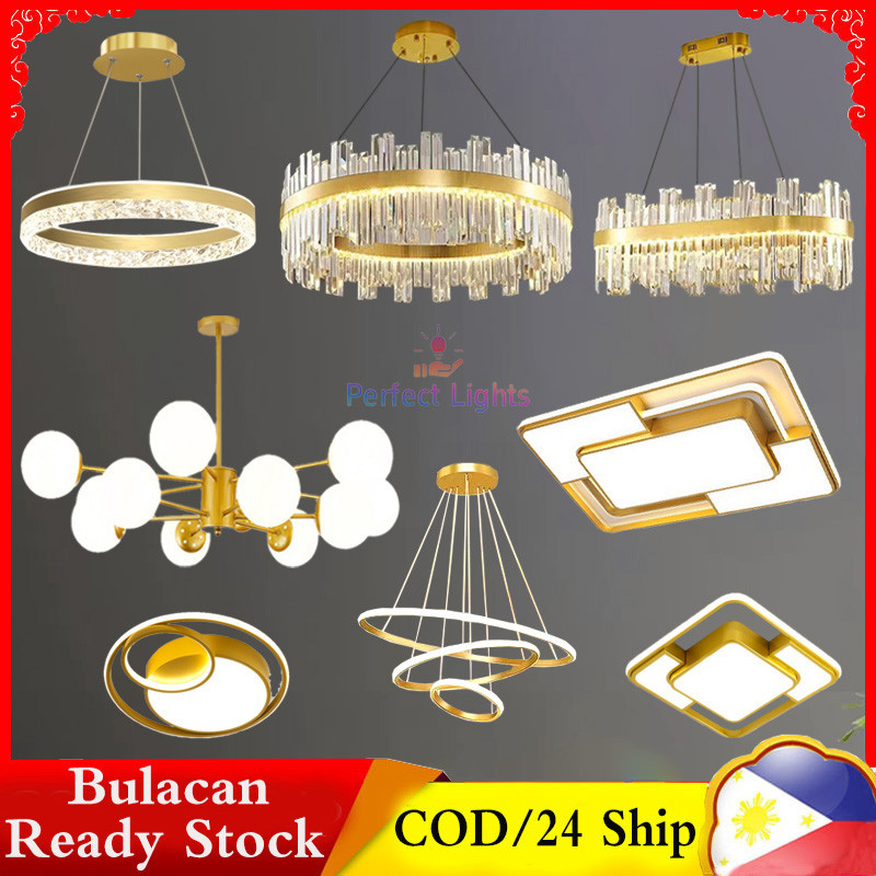 Modern Chandelier Ceiling Light Tri color For Living Room Bedroom ...