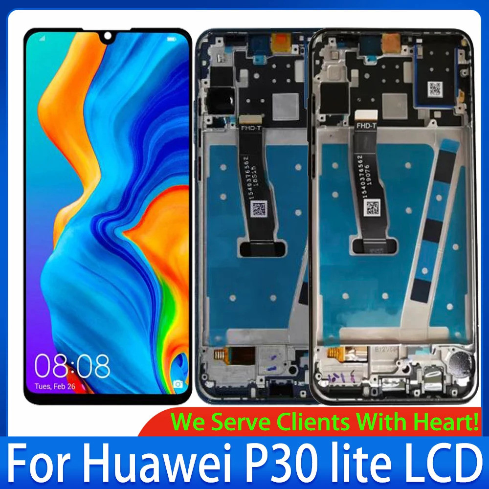 For Huawei P30 Lite LCD Display 4G/6G RAM LCD Touch Screen Digitizer ...
