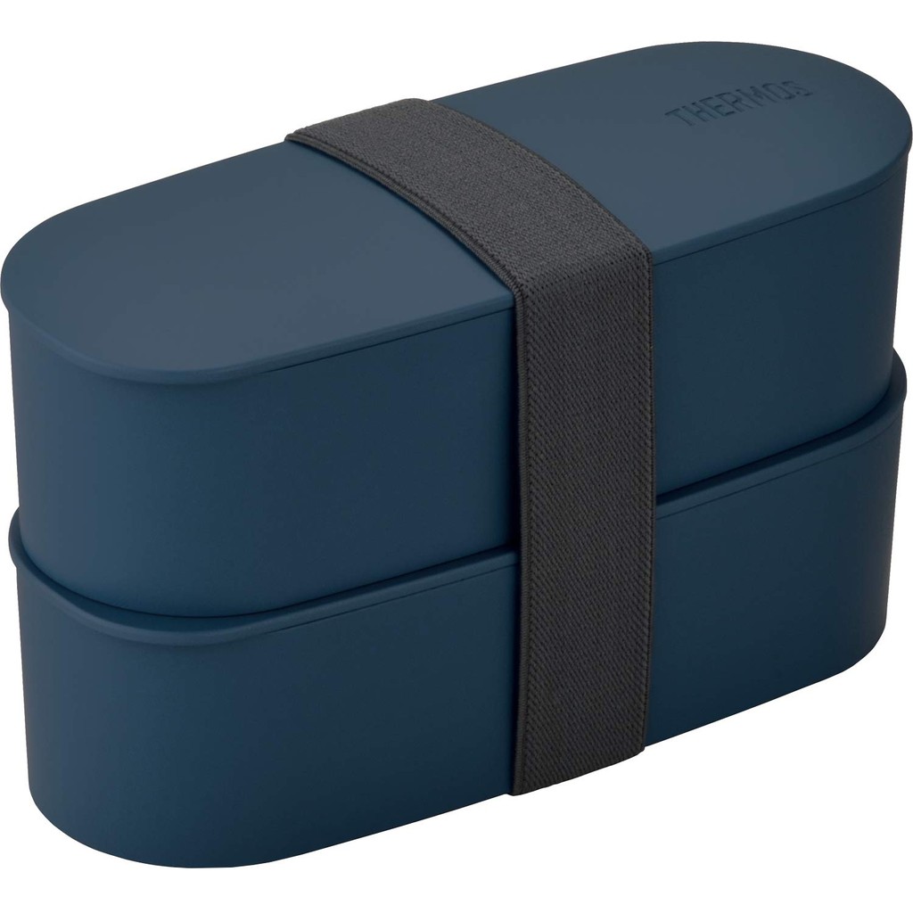 Thermos Lunch Box 2 Tier Fresh Lunch Box 600ml Navy DJT-600W NVY ...