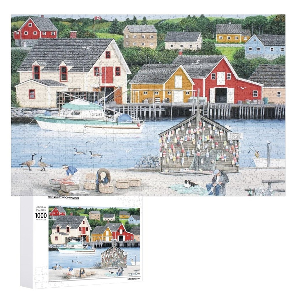 Fisherman's Cove Canadian Collection Canadienne Jigsaw Puzzles 1000 ...