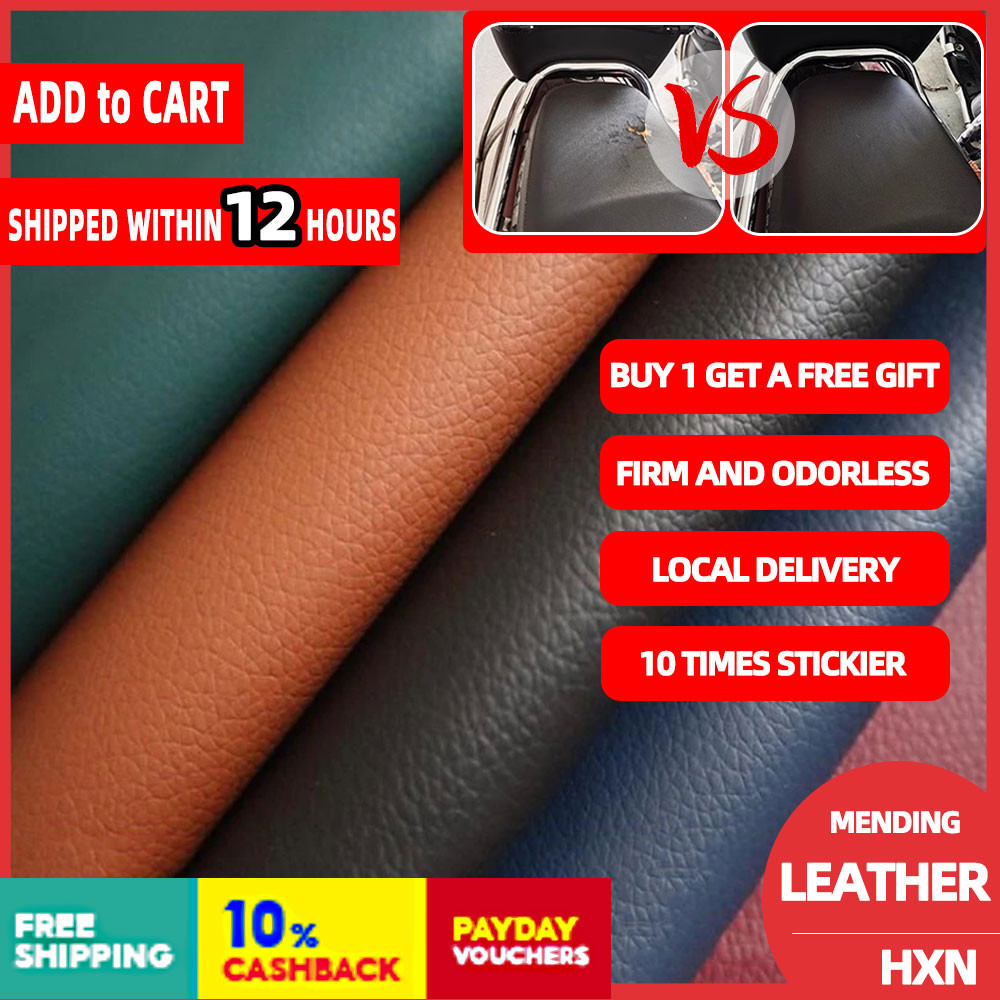 PU Hole Patches Sticker Leather Sofa Repair Stickers Car Seat Leather ...