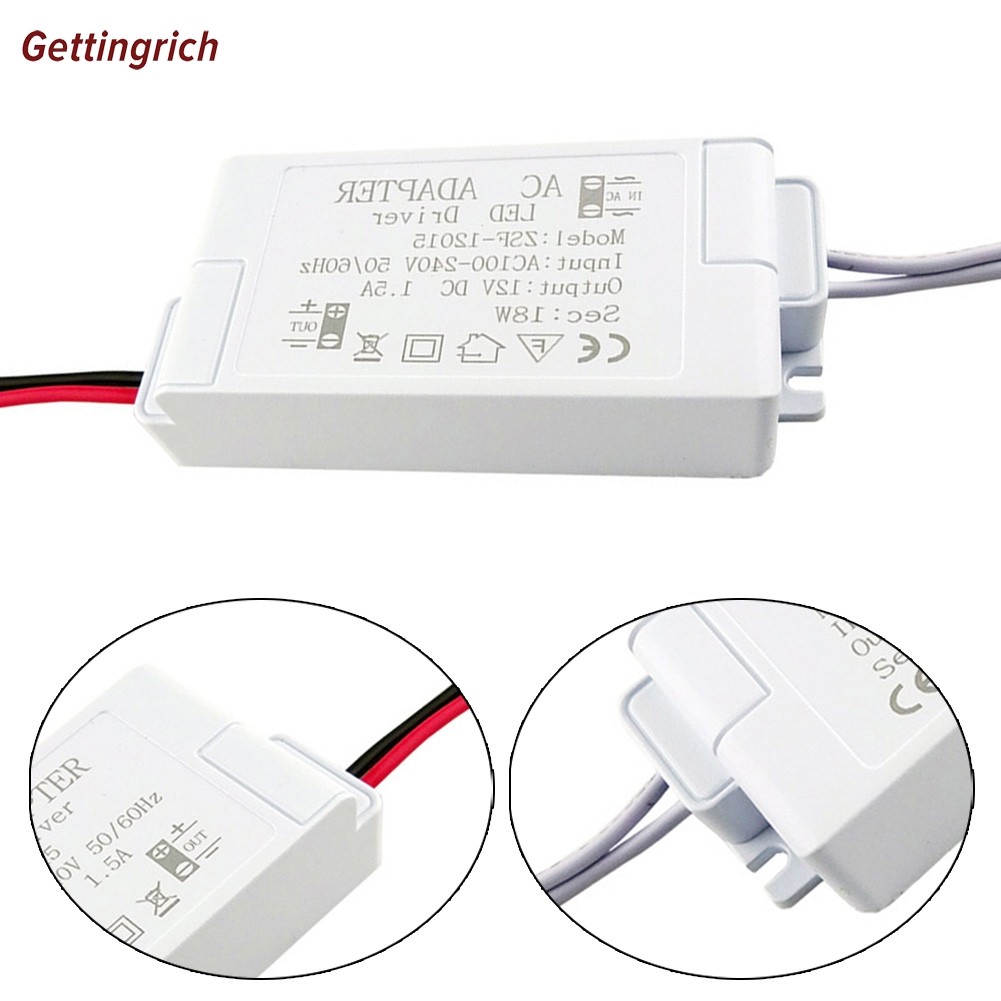 [GTH] LED Driver Adapter AC 220 -240V To DC 12V Transformer Power ...