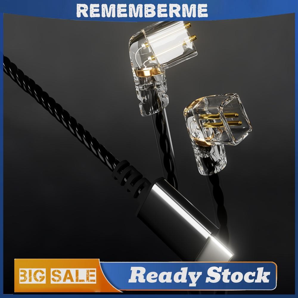 Braided Cable 0.75mm Dual-pin Headset Wire TYPE-C for CCA/KZ/TRN/QDC ...