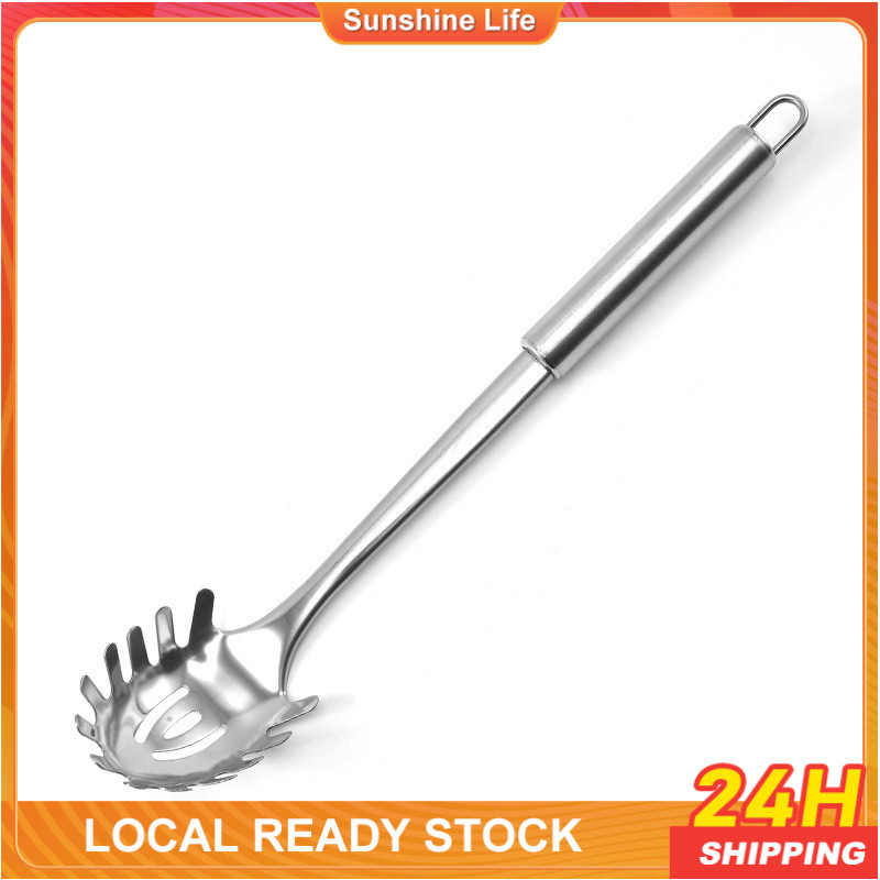 Stainless Steel Spatula Set S-Shape Stir-Fry Spatula Powder Drain ...