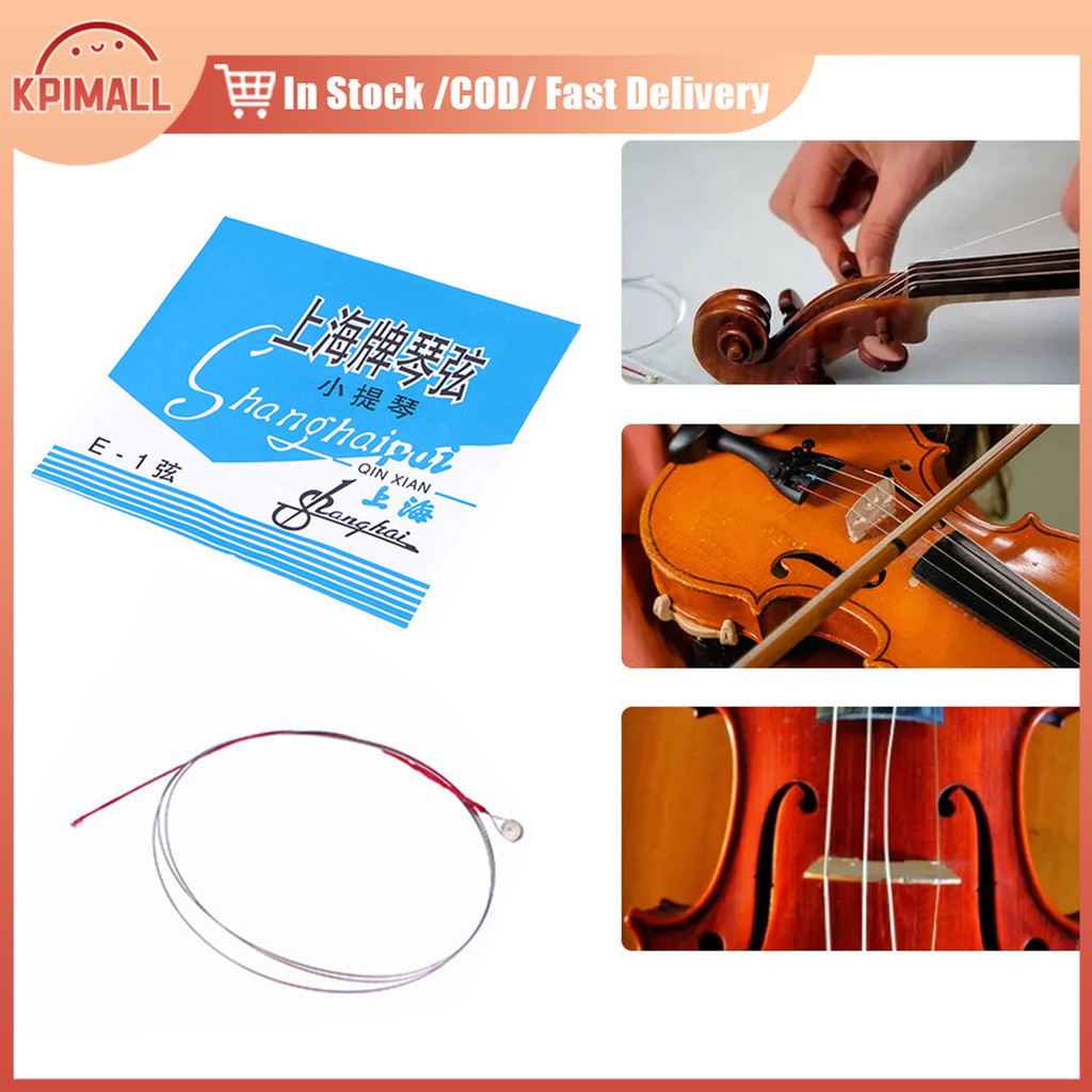 4/4 Violin Musical Instrument Nickel String Violin Strings Playing The ...