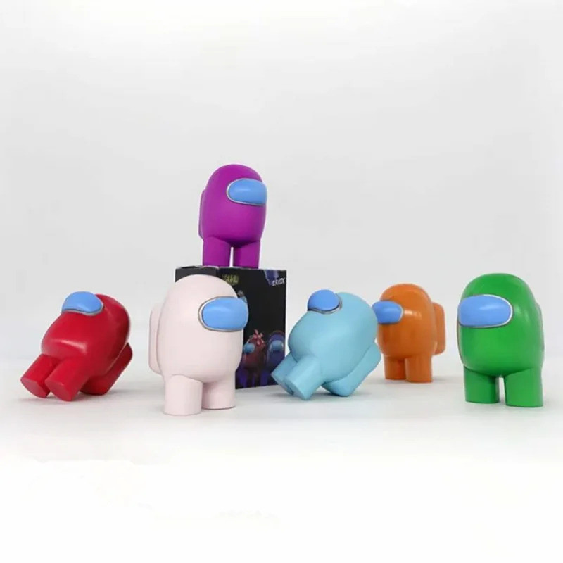 Among Us Figure 6pcs/Set Cute Desk Decoration Car Ornament Birthday ...