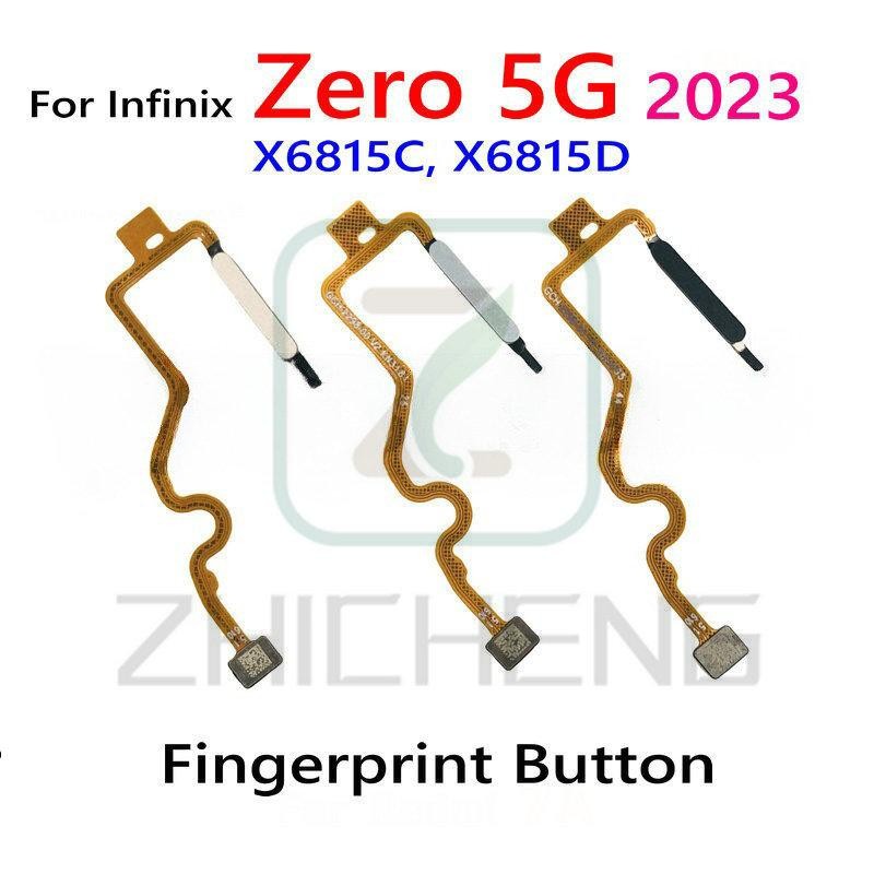 For Infinix Zero 5G 2023 X6815C X6815D Home Button Fingerprint Sensor ...