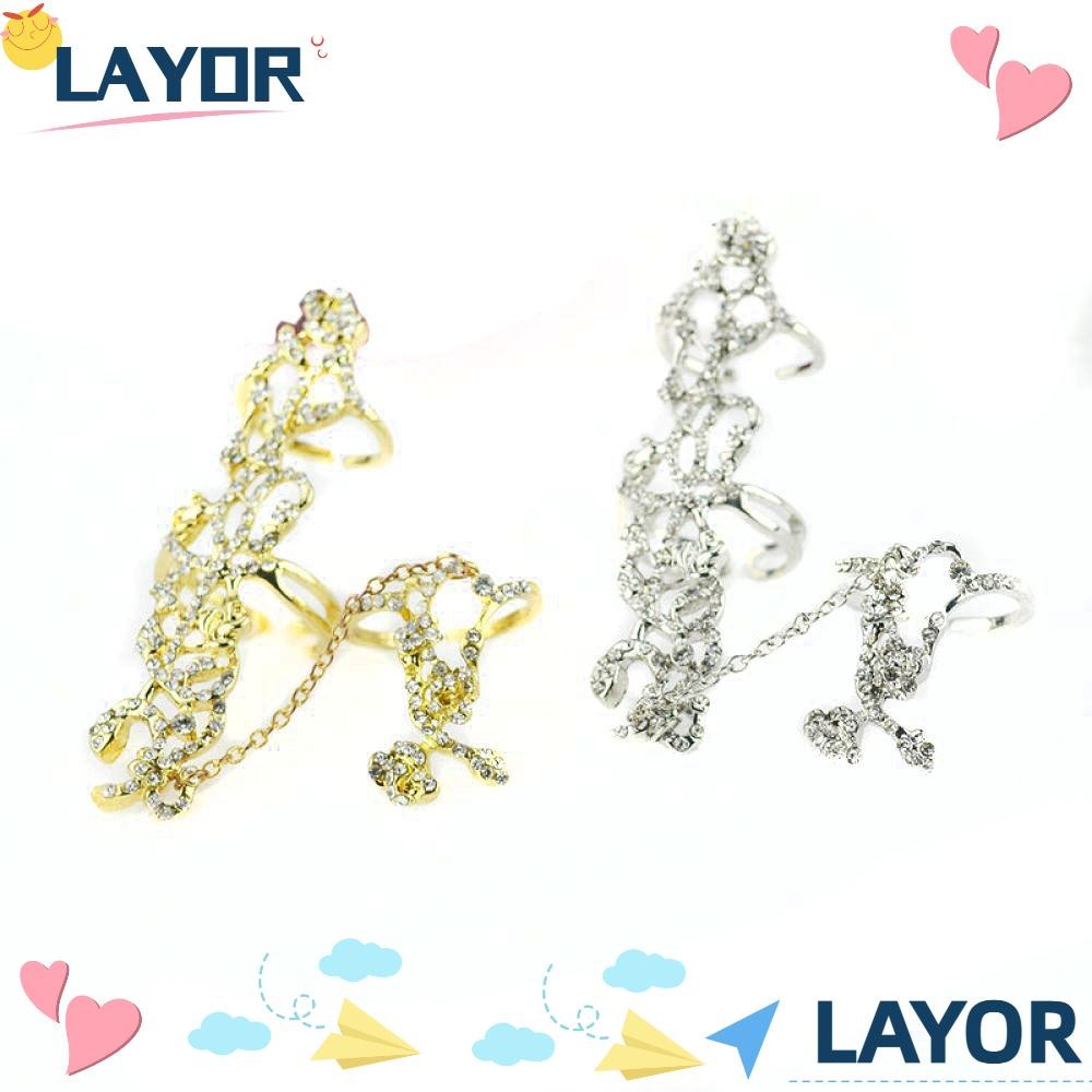 LAY Finger Rings, Stack Jewelry Knuckle Band, Women Multiple Fashion ...