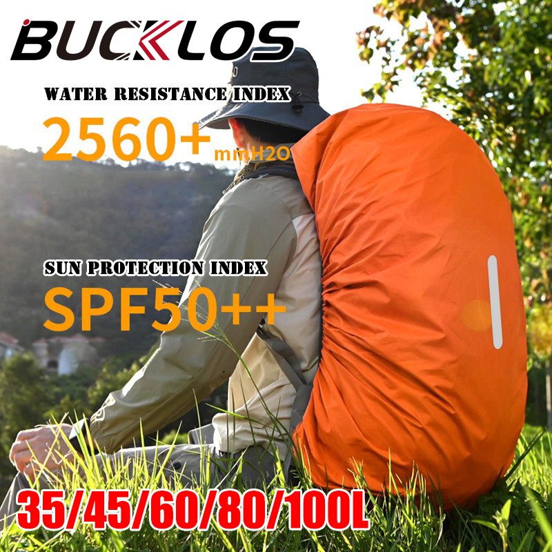 BUCKLOS Bag Cover 60L for Travel Waterproof 35/45/80/100L Bag Cover for ...
