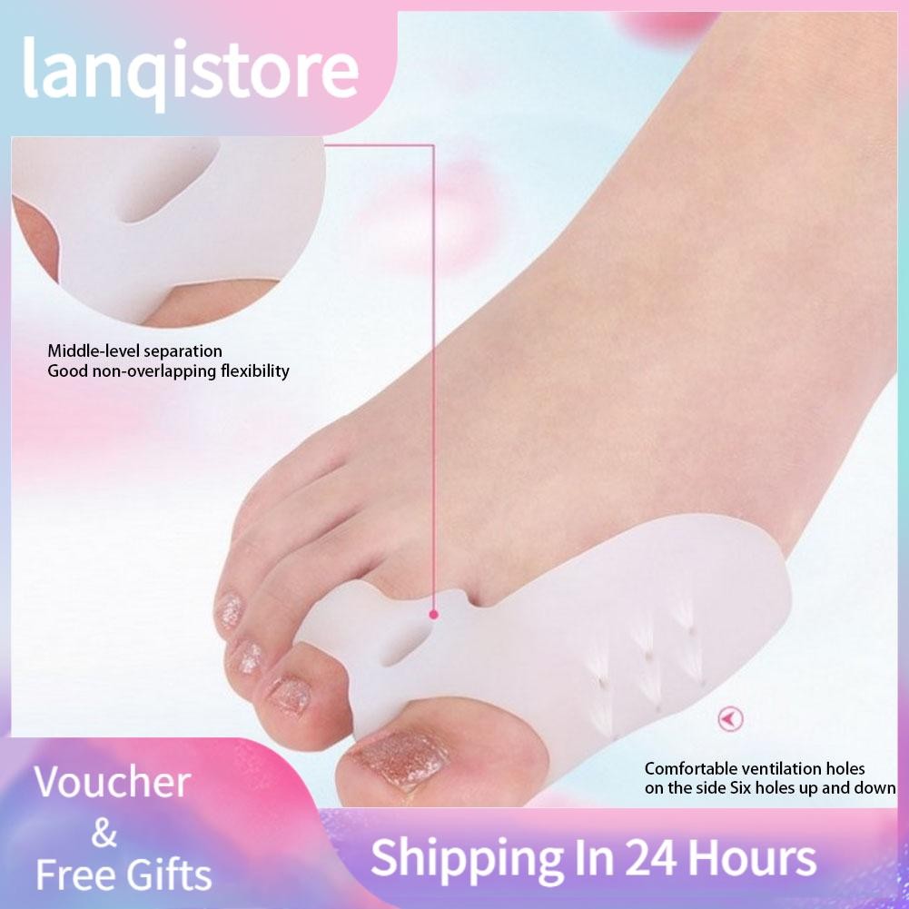 Lanqistore Toe Separator Kit 9Pcs Hallux Valgus Corrector Five Finger ...