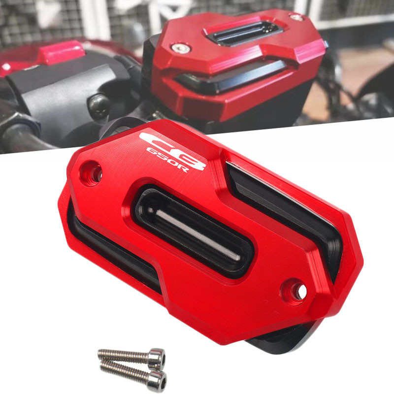 Motorcycle CNC Aluminum Front Brake Fluid Reservoir Cap Master Cylinder ...
