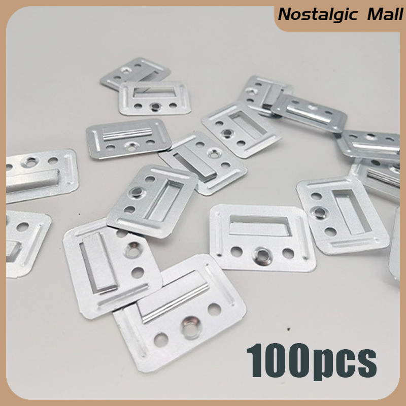 100pcs Wall Board Clip Stainless Steel Wall Cladding Clip For PVC Wall ...