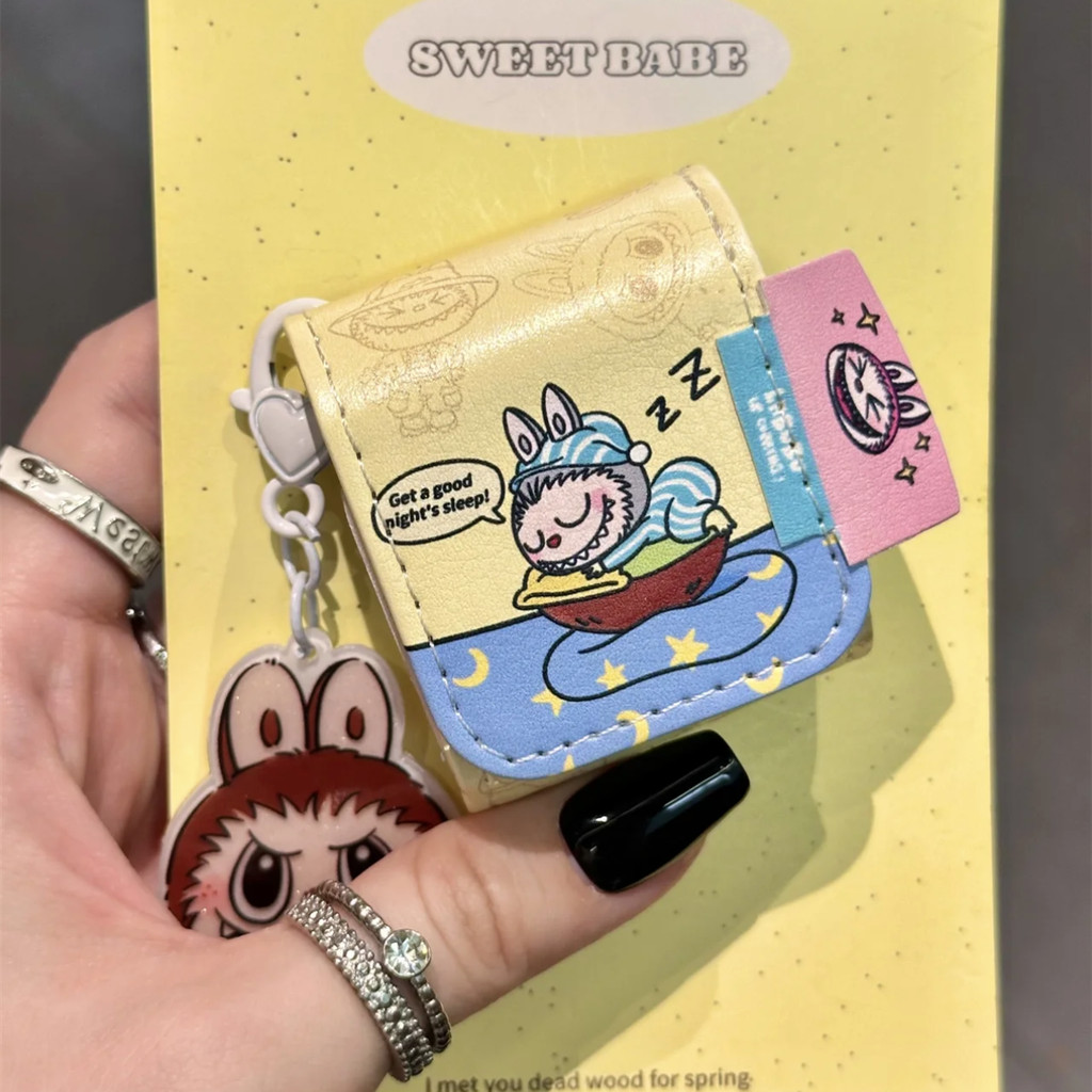 Flip Cartoon Sleeping Labubu Suitable for AirPods1/2 Generation ...