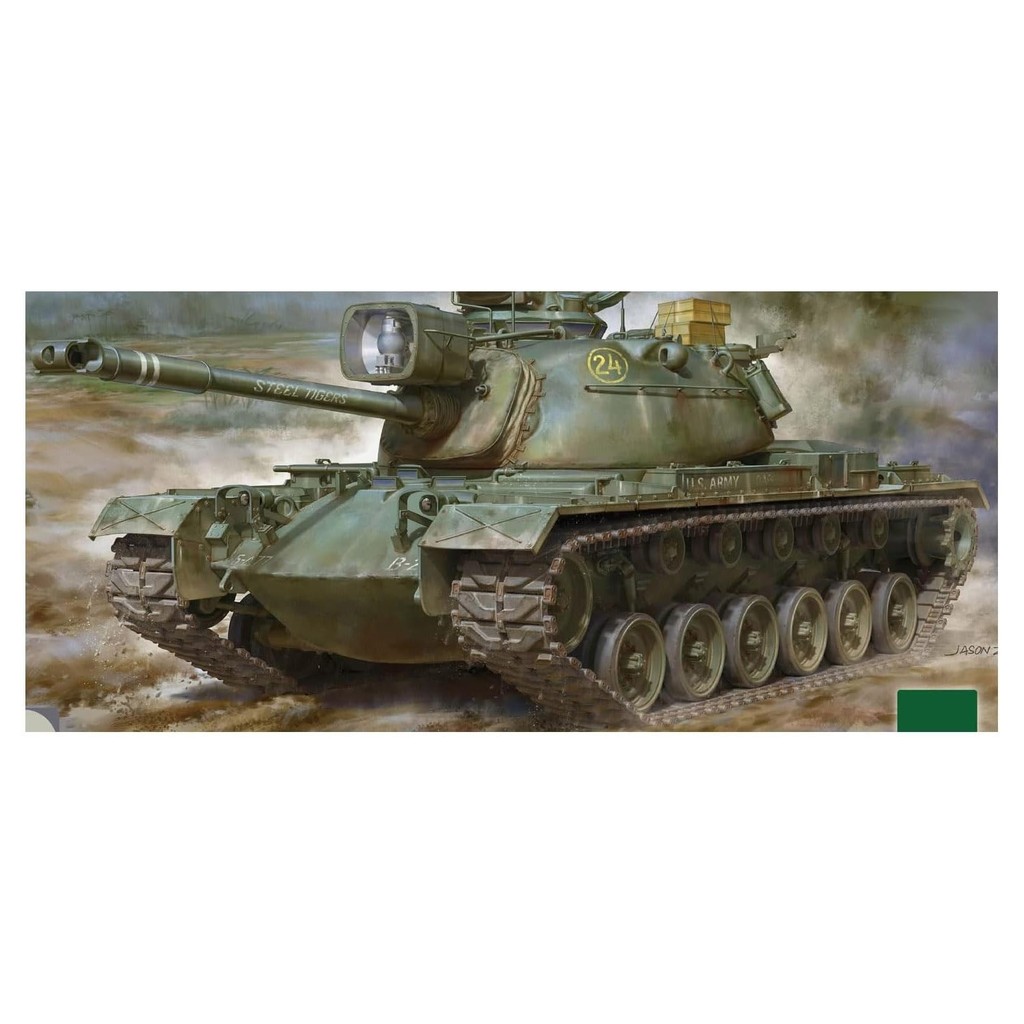Tacom 1/35 US Army M48A3 Mod.B Patton Main Battle Tank Plastic Model TKO2162 Molding Color ...