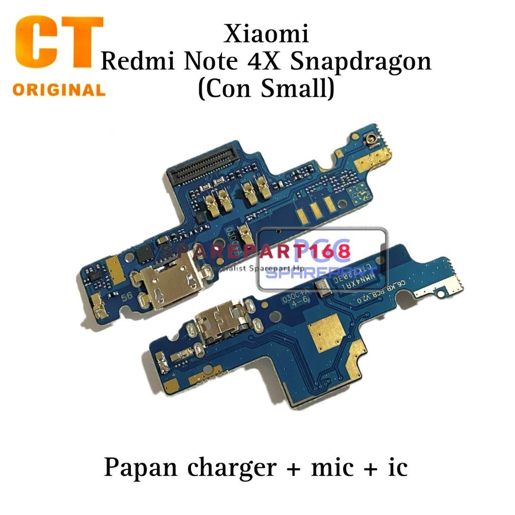 Original There is IC - Charger PCB Board + Mic Xiaomi Redmi Note 4X ...