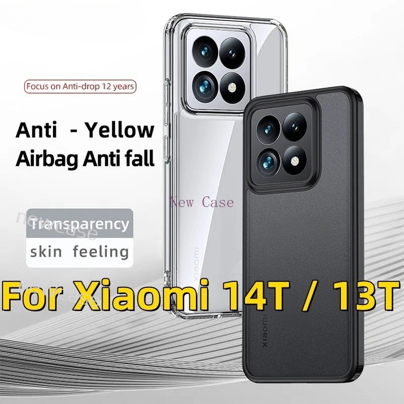 Casing Transparent Crystal Clear Hard Phone Case For Xiaomi 14T Pro 5G ...