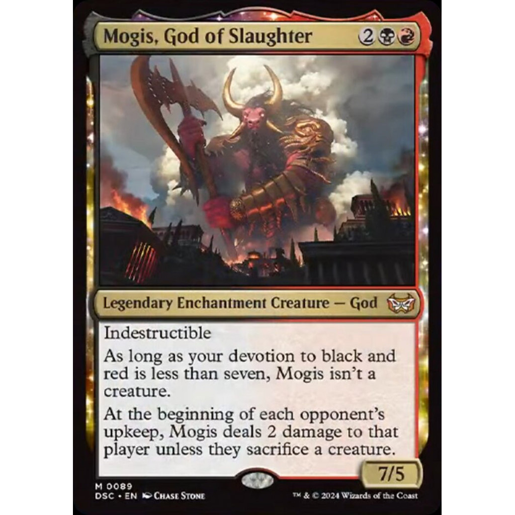 Mogis, God of Slaughter [Duskmourn: House of Horror Commander] | Shopee ...