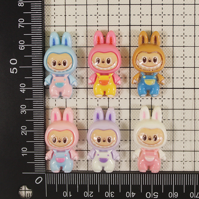 Cute Dolls jibitz for designks Labubu Jibbits DIY Cream Glue Jibitz ...