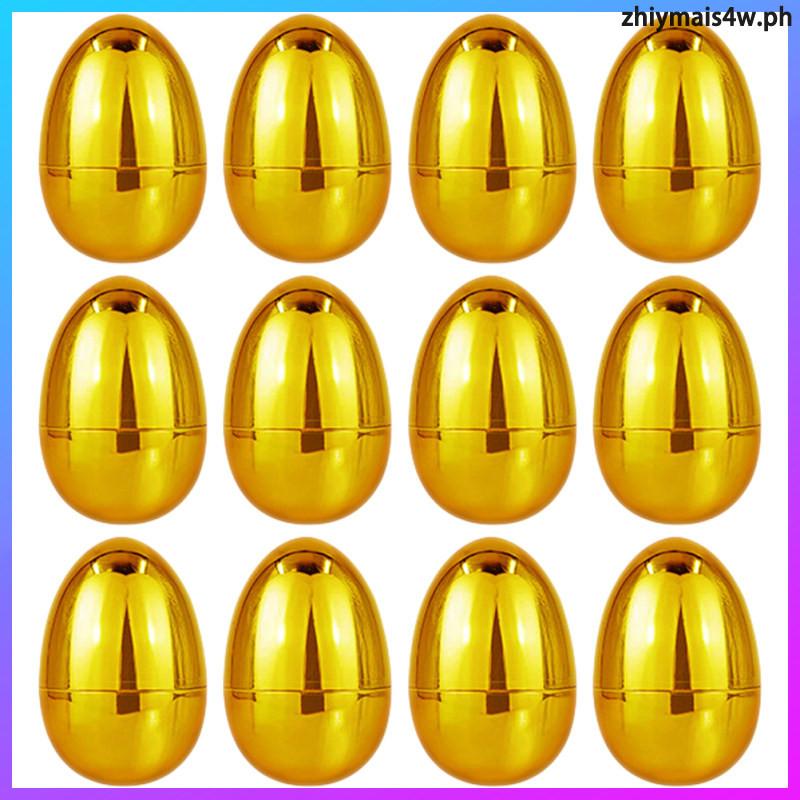 12 Pcs Easter Gashapon Shell Fillable Unfilled Eggs Filler Refillable ...