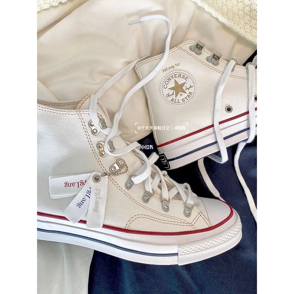 PgLang For Converse chu 70 Treasure White shoes for men and women-1553 ...