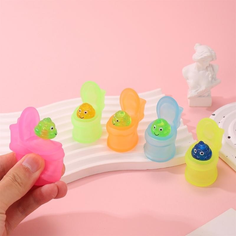 youn Stress Relief Squeezable Toilet Poop Toy Portrable Accessory for ...