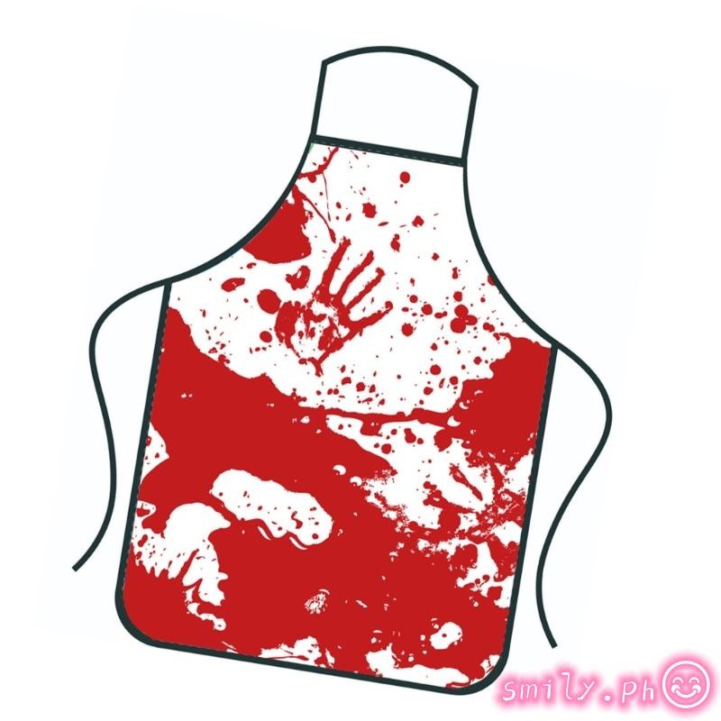 SMLILY Frightening Halloween Bloody Apron for Adults Costume for Pranks ...