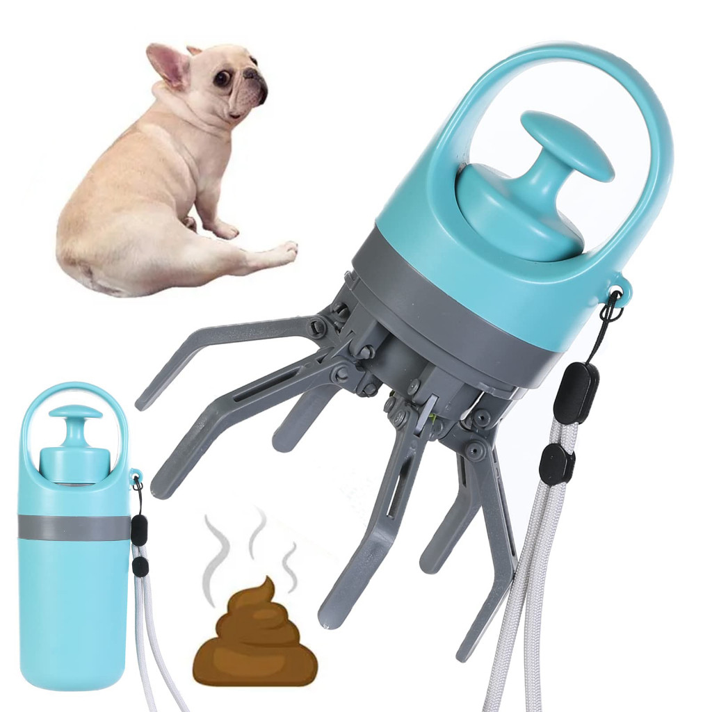 Portable Lightweight Dog Pooper Scooper With Built-in Poop Bag ...