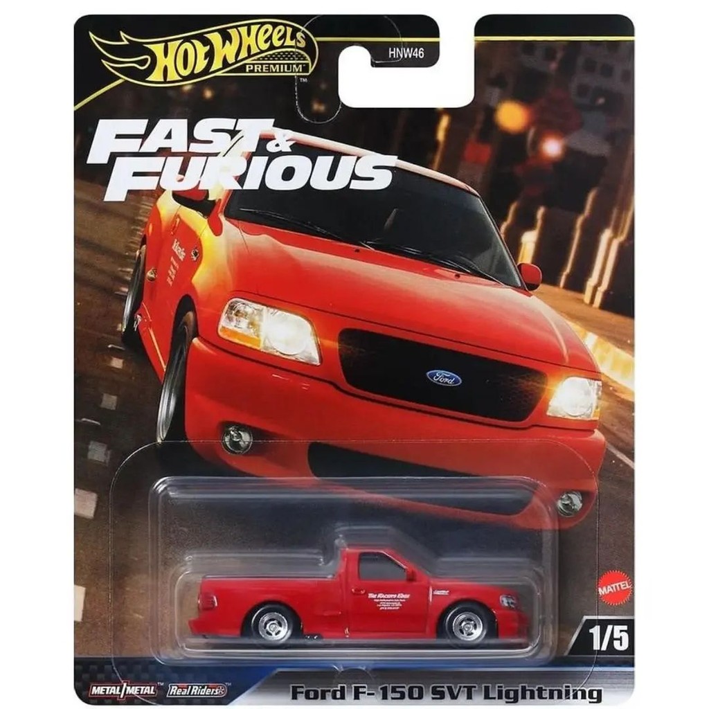MERAH Hot Wheels Premium FNF Ford F-150 SVT Lightning Red FREE ...