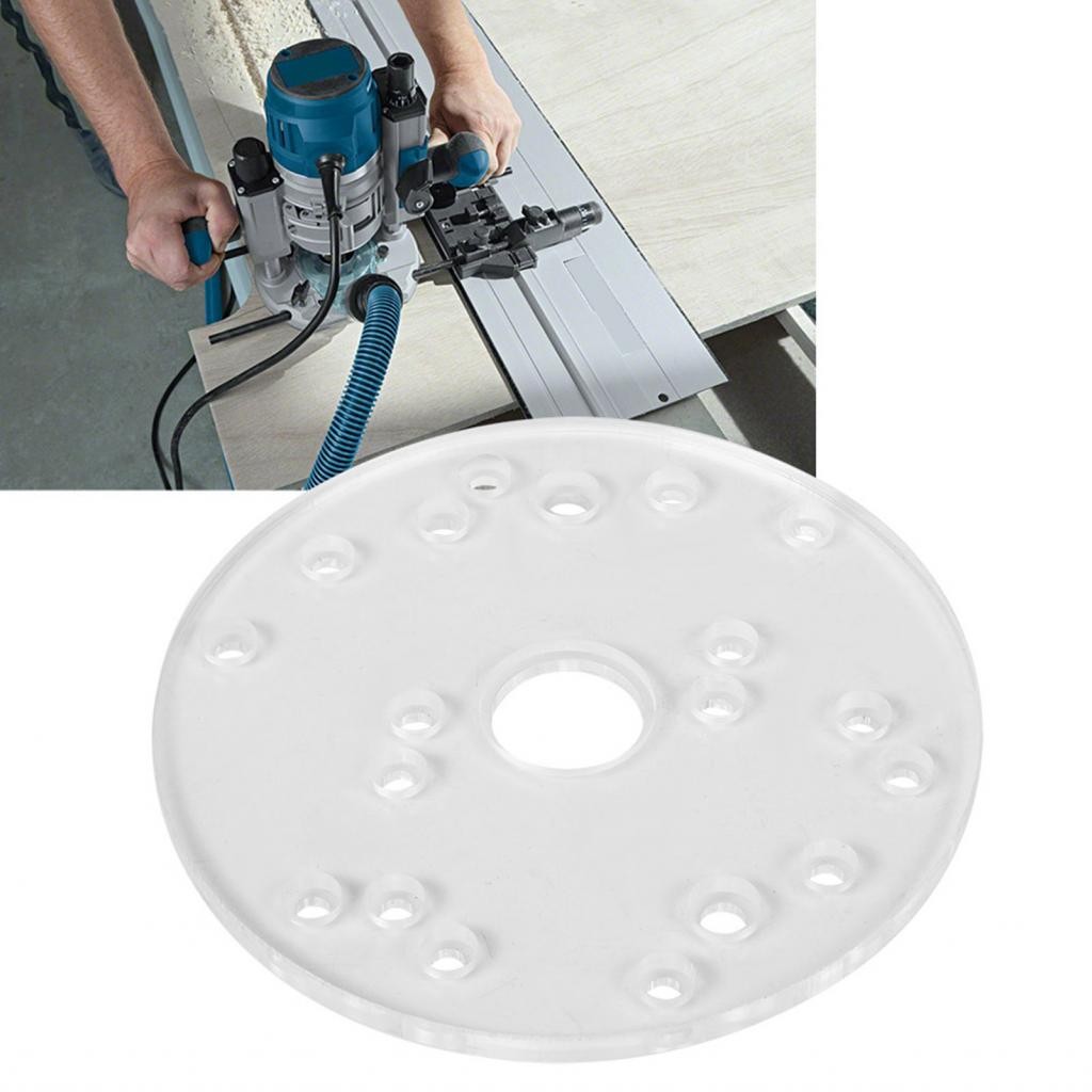 Router Universal Base Plate Acrylic With Centering Quickly And ...