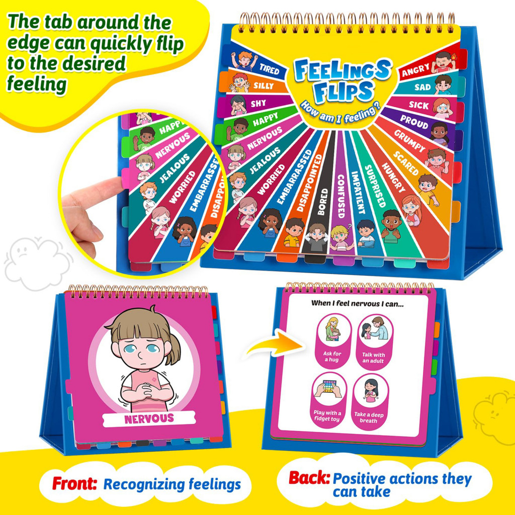 AMAR Children Mood Emotion Chart Social Emotions Book for Kids Emotion ...