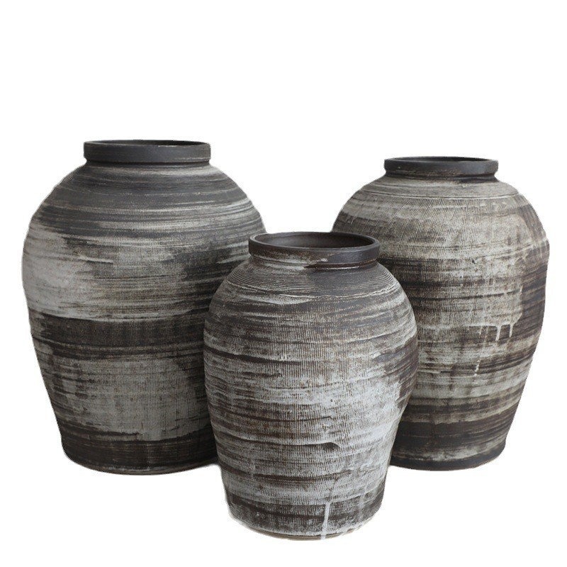 Vintage Ceramic Vase Japanese Style White Silent Style Decorative ...