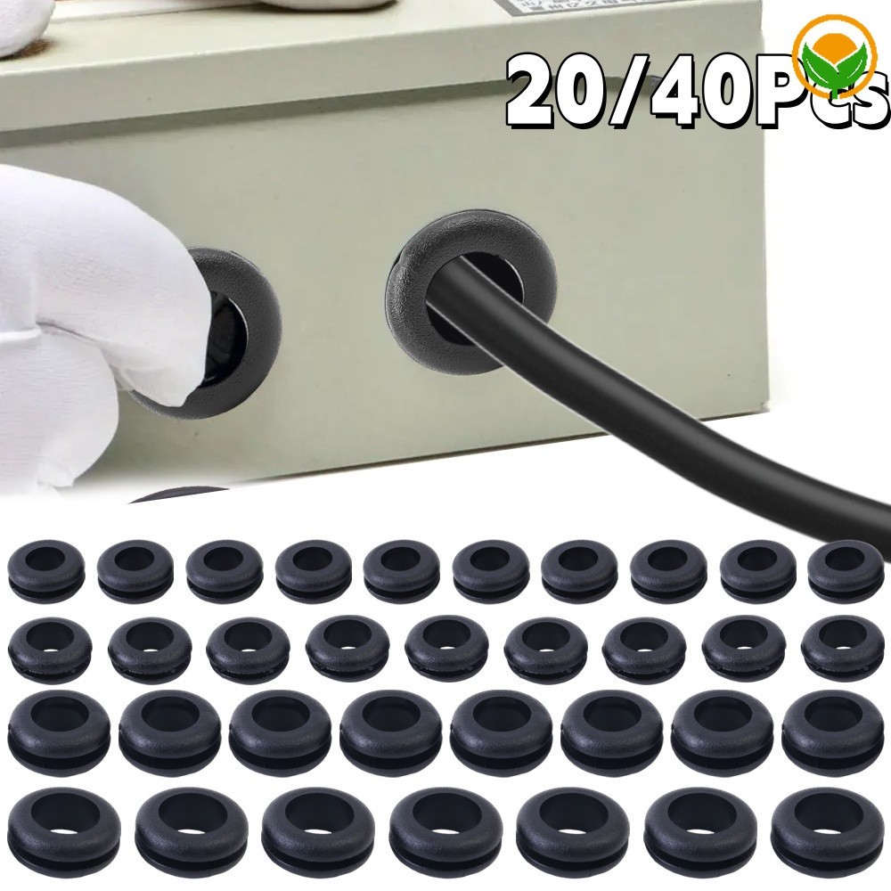 20/40Pcs Black Rubber O-Ring 8MM 10MM 12MM 14MM Gasket- Double Sided ...