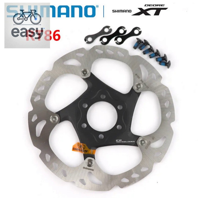 SHIMANO XT SM RT86 Ice Point Technology Brake Disc 6 Bolt M8000 ...