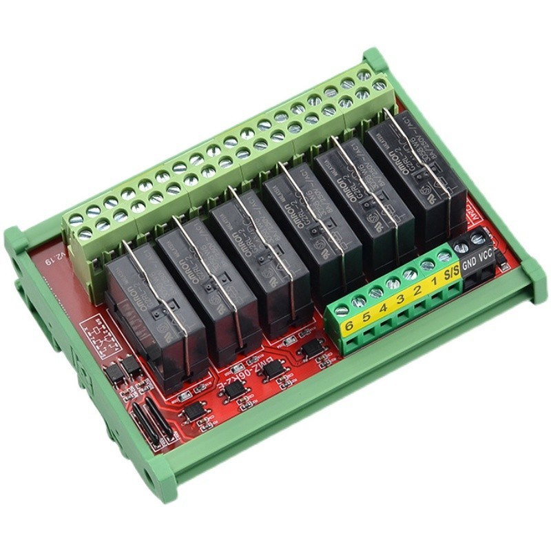 Two open two closed optocoupler isolation relay module Omron ...